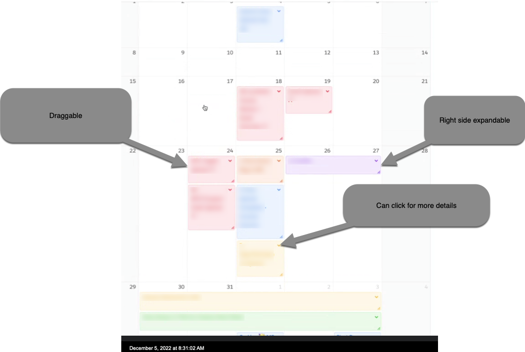 Add Tasks To Calendar View In A Sheet Smartsheet Community