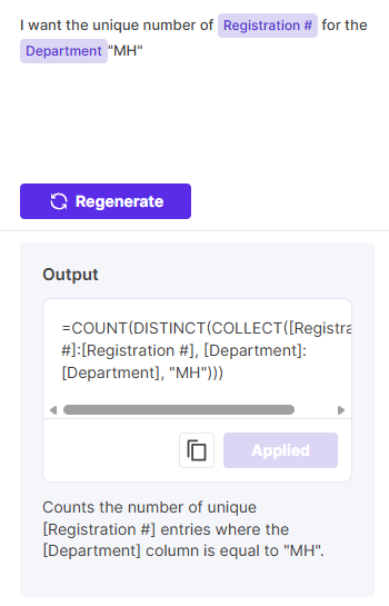 How to Phrase a Question for the AI or Write the Formula for Myself for ...