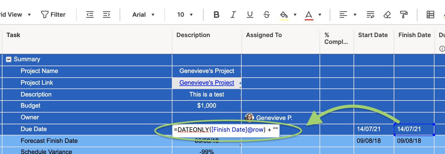 Control Center And Date Formatting Smartsheet Community