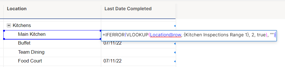 Iferror vlookup Not Pulling All Data From A Cell Smartsheet Community
