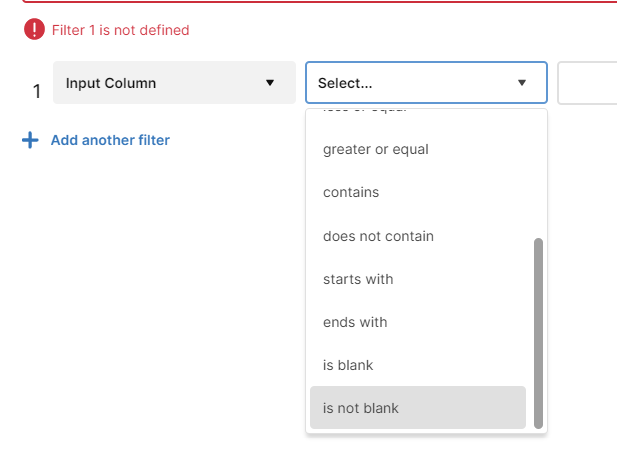 Data Shuttle Workflow Filter For Blank Empty Cells Smartsheet Community