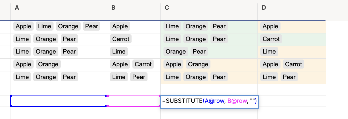 A Function That Can Subtract Multiple Values From Another Cell With 