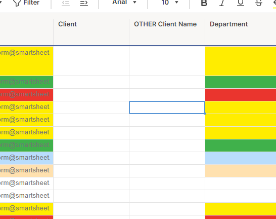 How To Automatically Copy A Cell Value To The Next Column Smartsheet Community