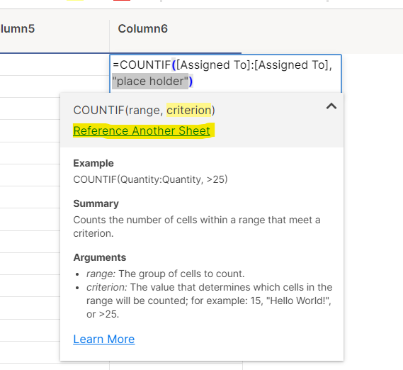 COUNTIF Across Multiple Sheets Smartsheet Community