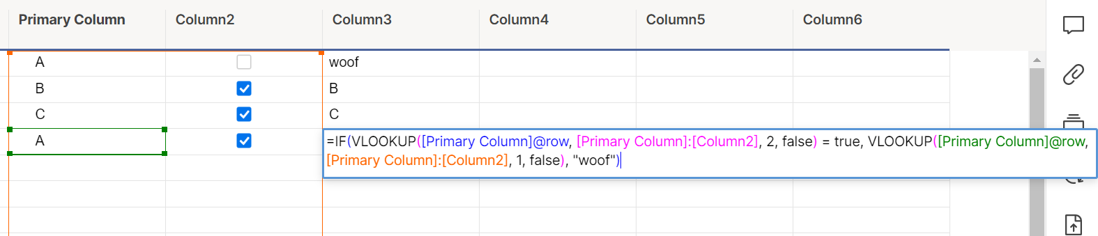 IF VLOOKUP Formula Only Returning First Value Found Smartsheet Community