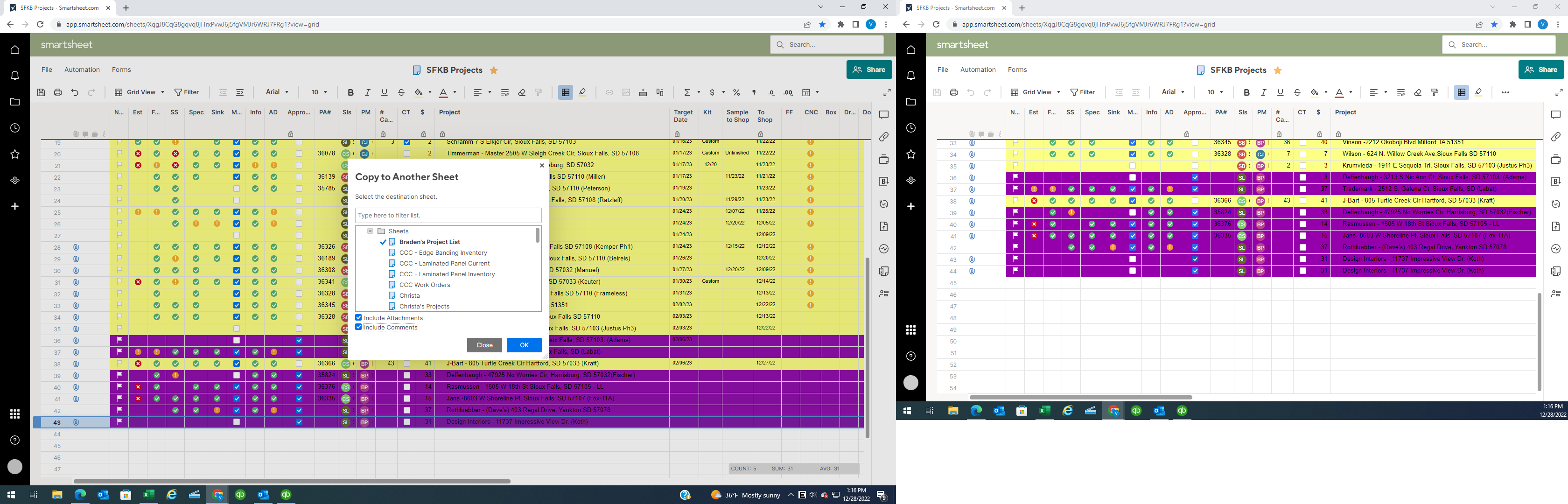 Trying To Copy A Row To A Different Sheet But Copy Goes To Bottom Of 
