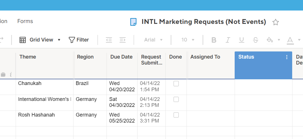 Column Data Not Appearing In Report Smartsheet Community