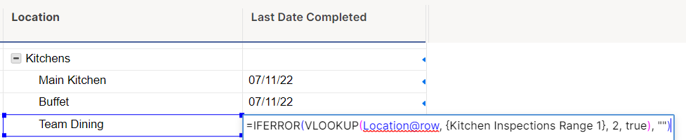 Iferror vlookup Not Pulling All Data From A Cell Smartsheet Community