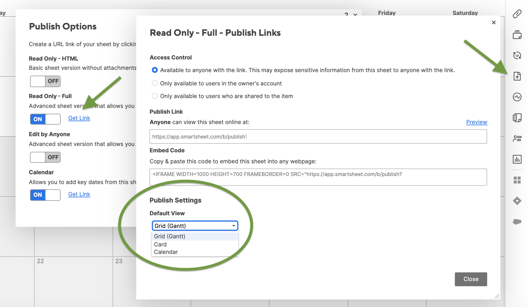 Calendar View On Dashboard Smartsheet Community