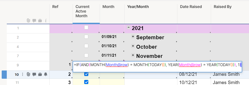 Formula For Referencing Cell Above Current Cell Smartsheet Community