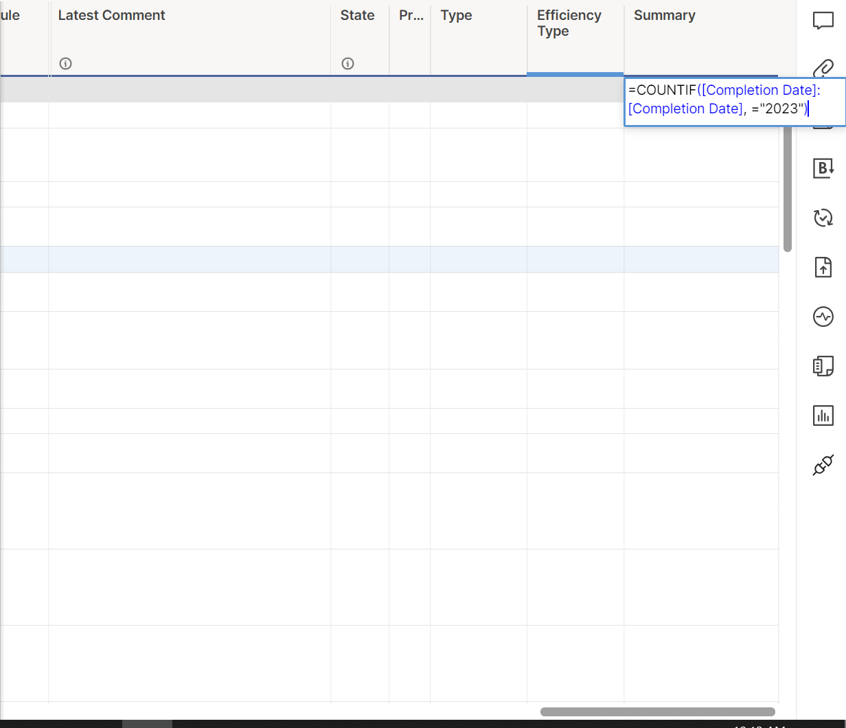 Creating A Count For A Column Smartsheet Community