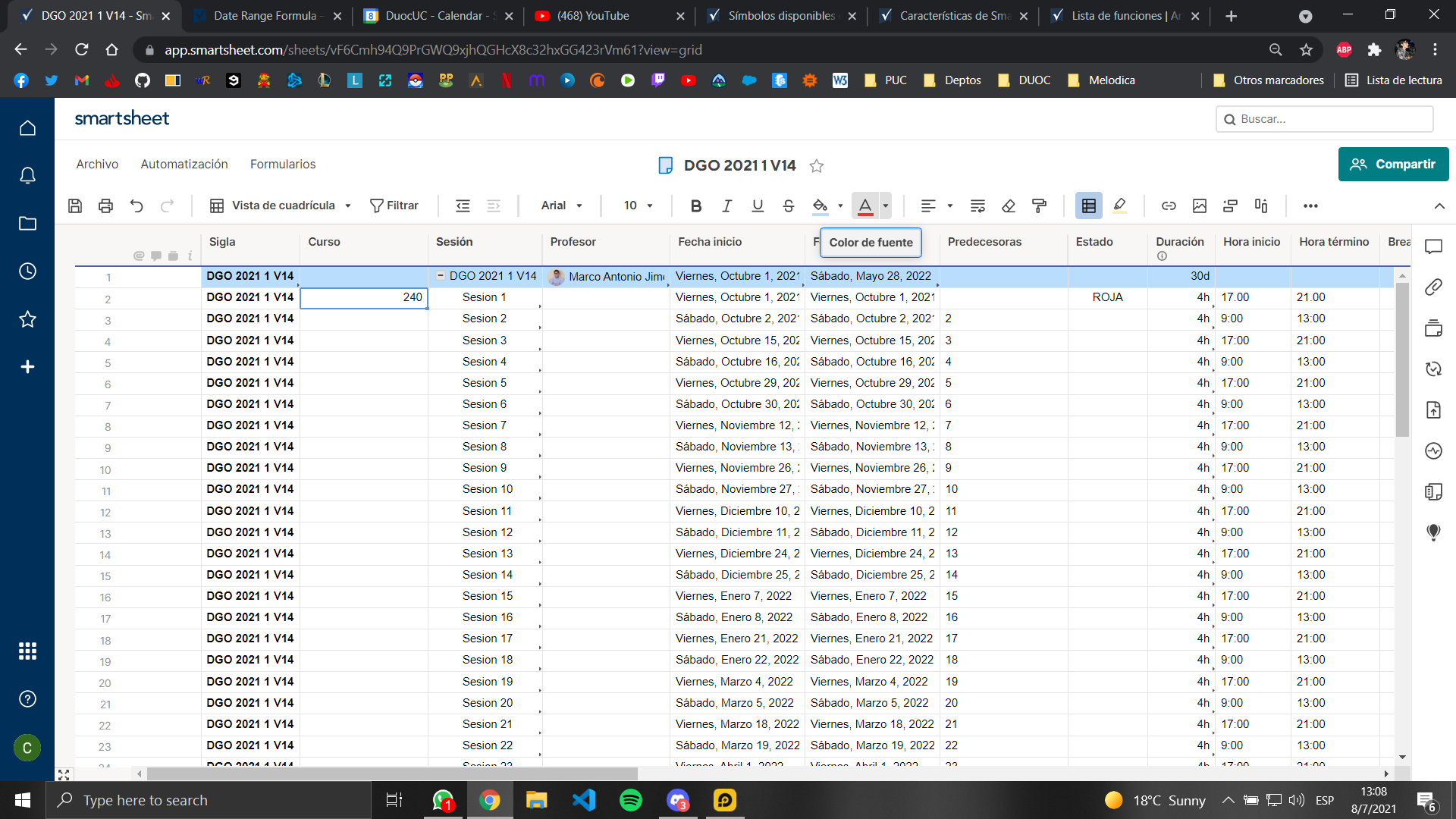 Date Range Formula Smartsheet Community