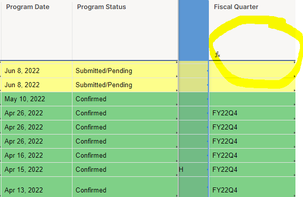 Formula For Returning Value Based On Whether A Date Is Between Two Dates Smartsheet Community