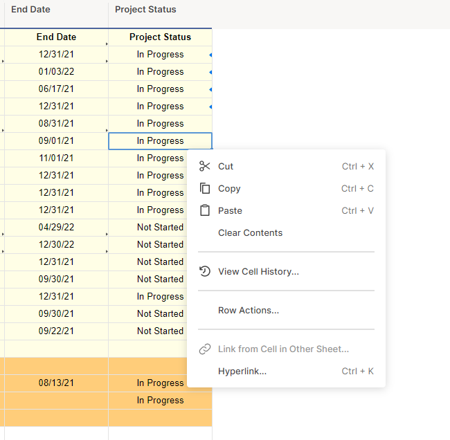 PMO Template Set Active Projects Report Portfolio Level Smartsheet 
