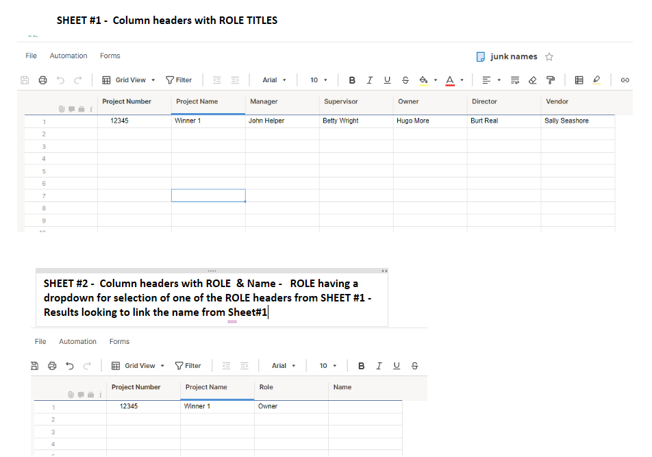 Using INDEX MATCH To Look At Multiple Columns Smartsheet Community