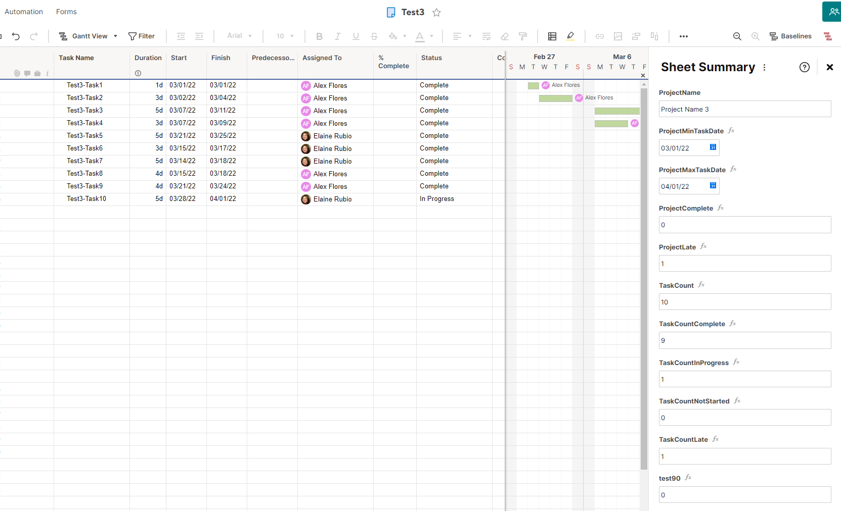 How To Find Out If Project Is Late Smartsheet Community