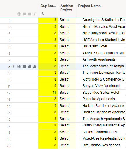 Remove Duplicate Rows Leaving One Row Smartsheet Community