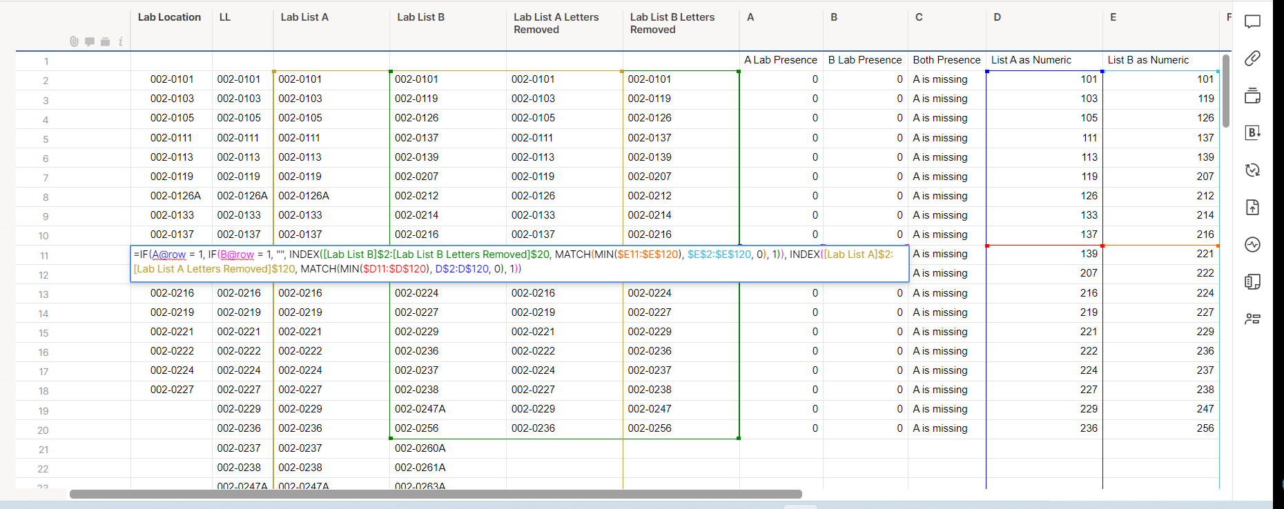 How To Search An Array For The Smallest Value Then Display Another Column While Removing 