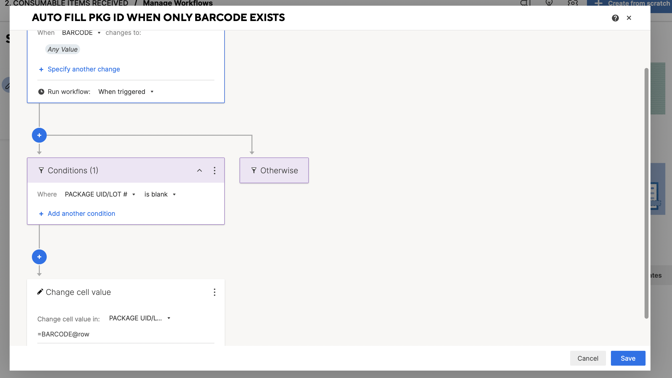 Automation To Change Cell Value To Embed A Formula Into The Cell Smartsheet Community