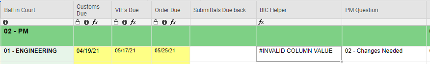 Cant Get IF Statement To Change Value Of Another Cell Smartsheet Community