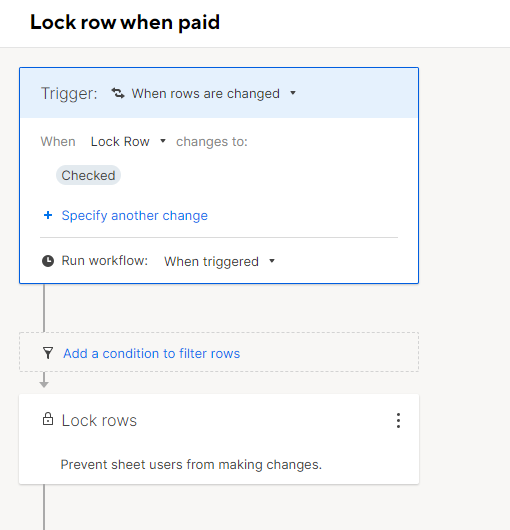 Simple Lock Row Automation Doesn t Work 100 Of Time Smartsheet Community
