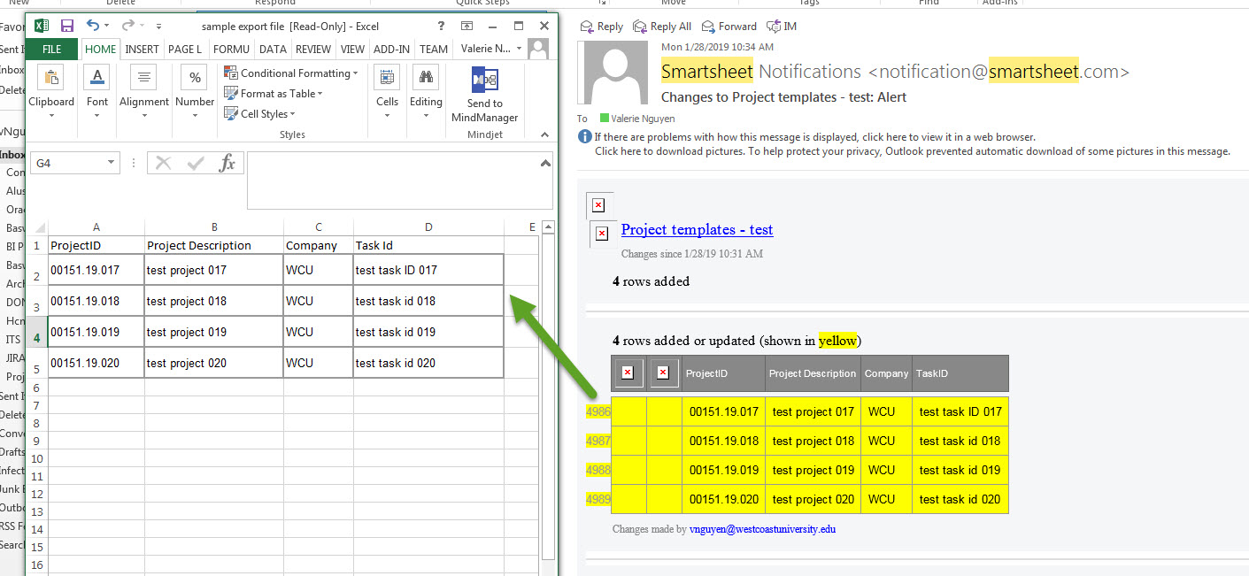 How To Receive Excel File Notification For The Newest Update In 