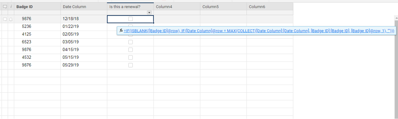 Duplicates Check Mark All Occurrences Except The Last newest One 