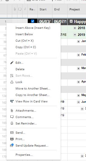 Expand Collapse Rows Smartsheet Community