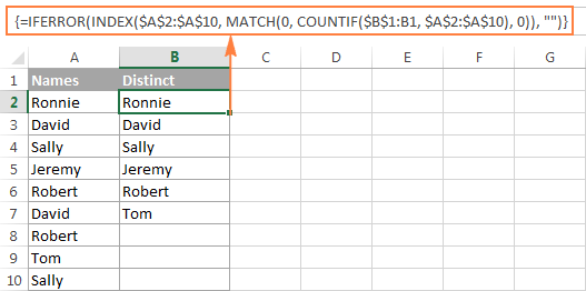 Get A List Of Distinct Unique Values Smartsheet Community
