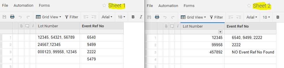 LookUp And Match A Value Located In A Cell With Multiple Values And Return Single And or 