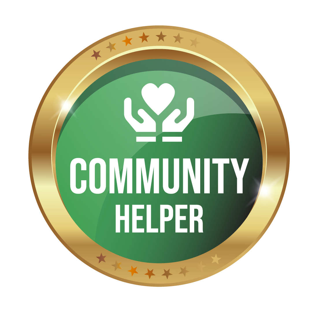 Always ready for support all the time- Meet our COMMUNITY HELPER BADGE ...