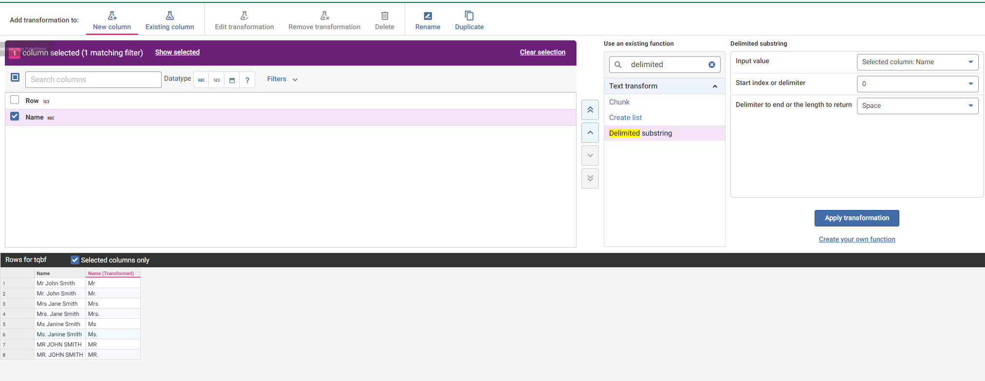 Extract Title From Names Experian Data Quality Community