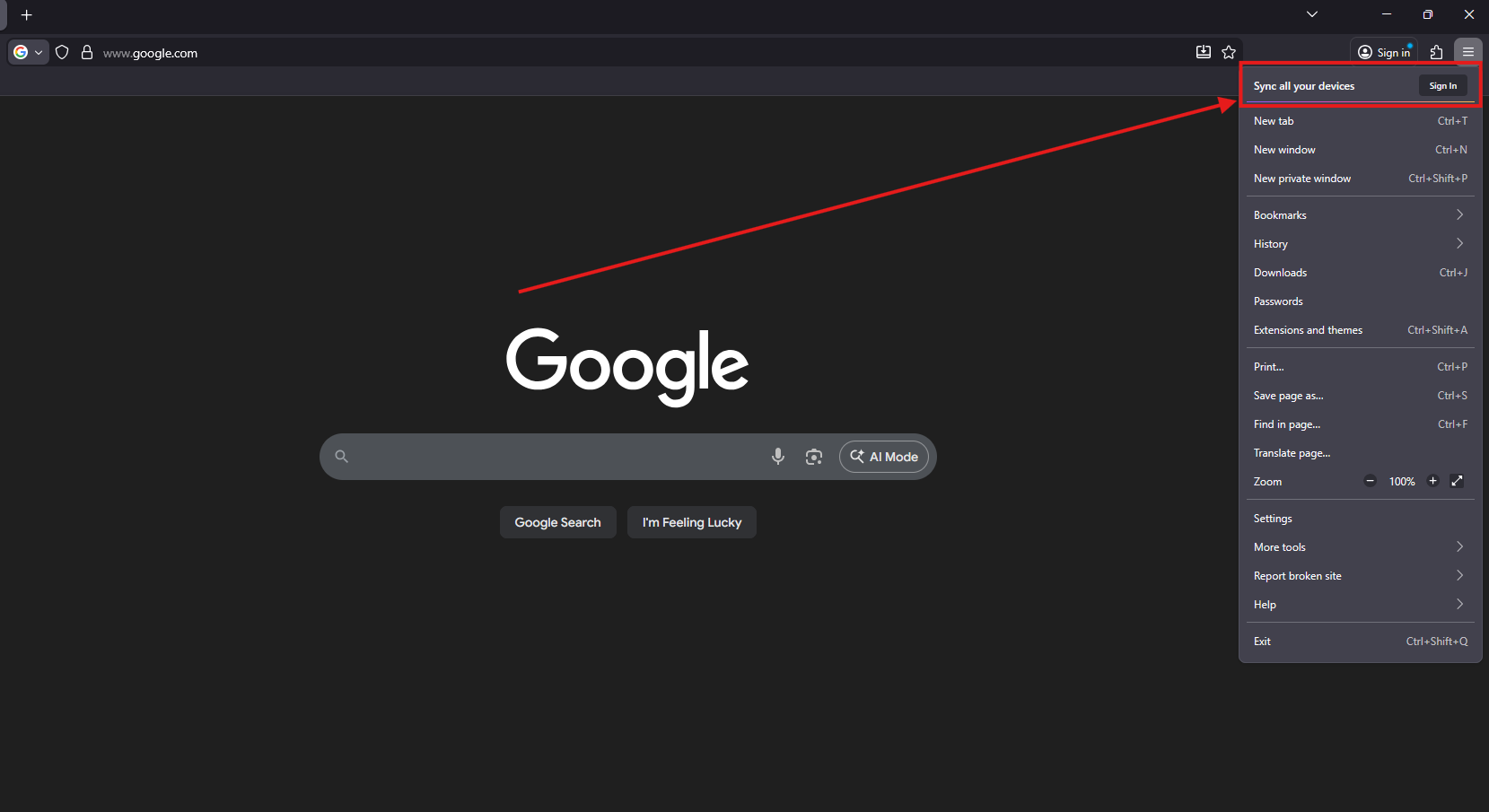 How to turn on/off Sync in Firefox - Micro Center