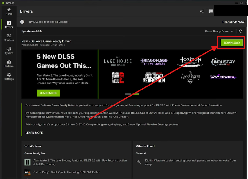 How to update Nvidia Graphics drivers – Micro Center
