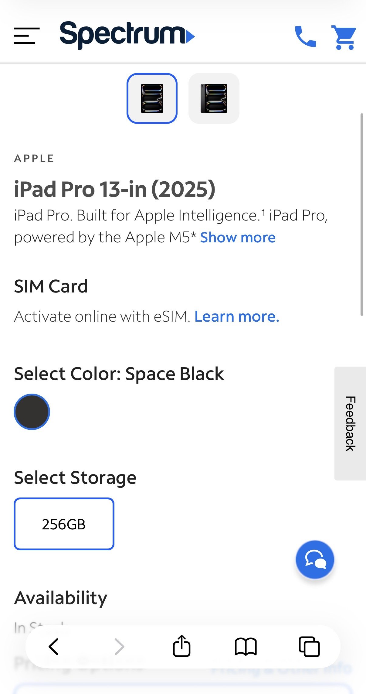 Any information on the availability of the 13-inch iPad Pro m5 512GB in ...