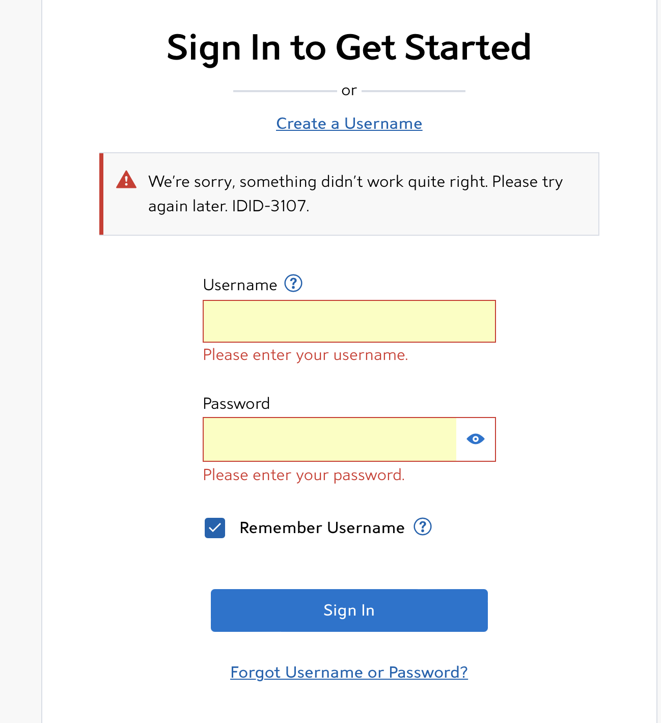 Account Sign In Issue IDID 3107 Spectrum Community Account Sign In Issue IDID 3107 Spectrum Community