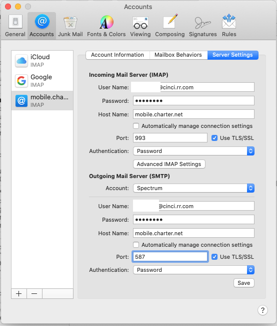 Why can't I send out mail from my iMac Mail program? — Welcome to the ...