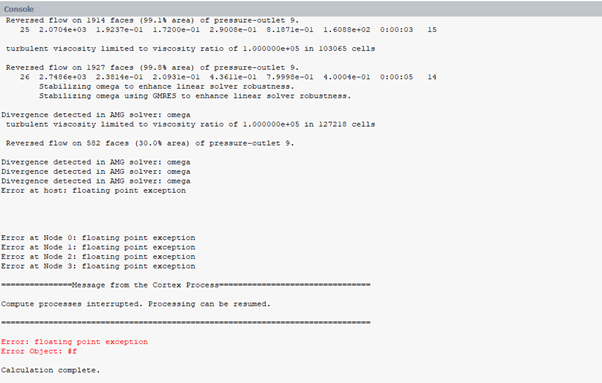 Error Floating Point Exception Error Object f