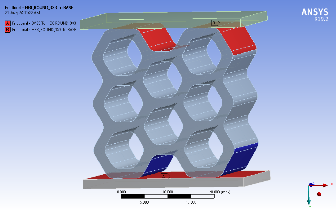 Solid body self intersecting even after application of contacts.