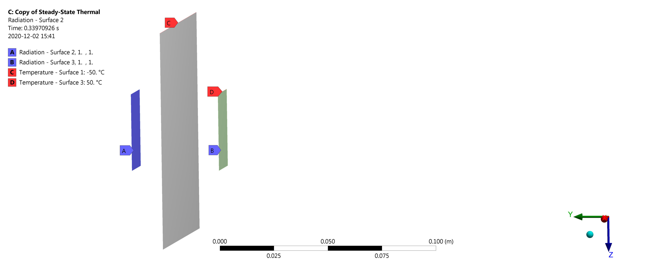 Ansys Mechanical – S2S Radiation between blocked surfaces
