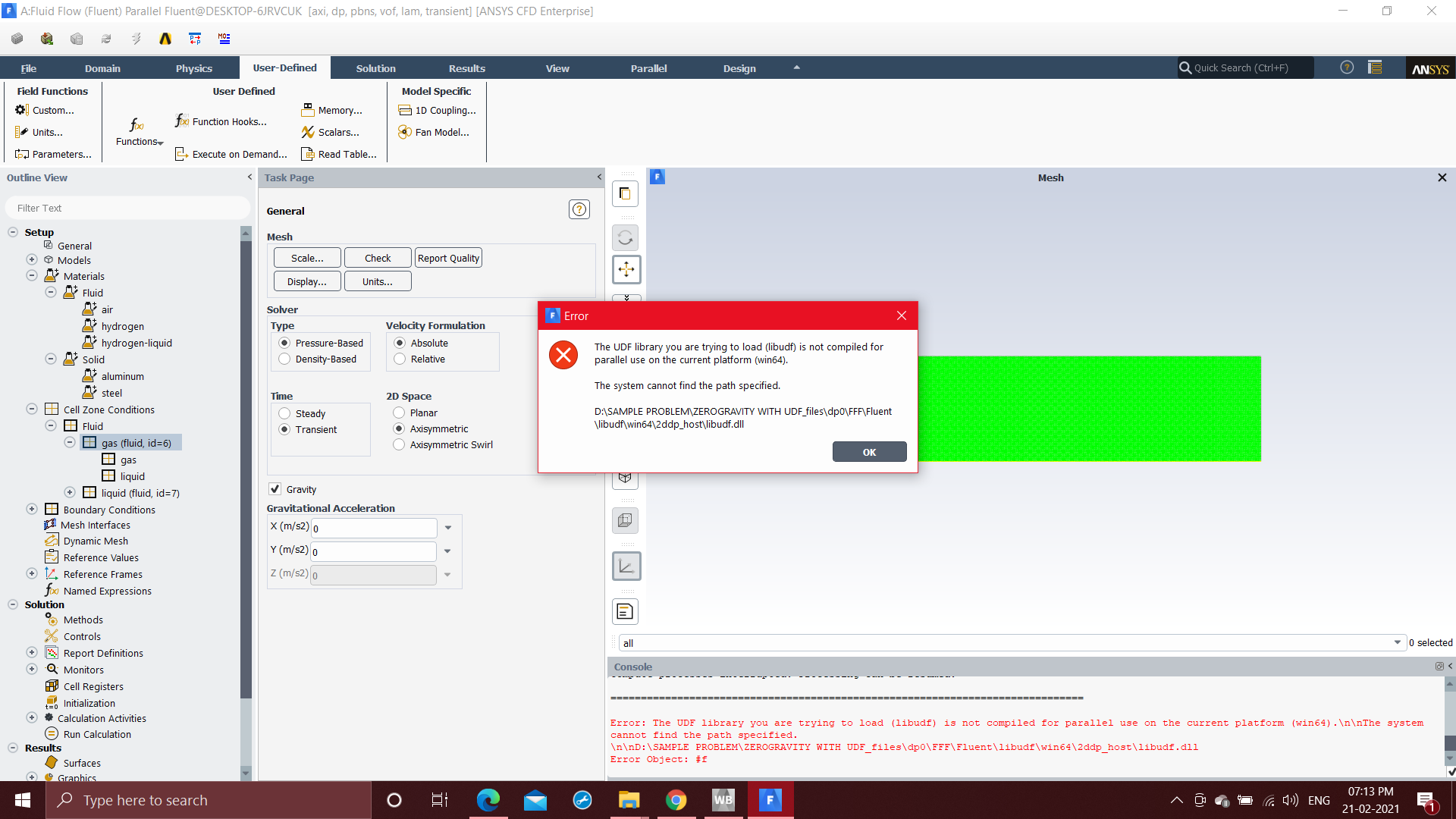 ERROR WHILE USING SOURCE UDF