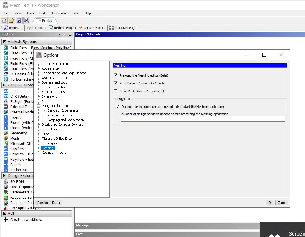 Scripting in ANSYS Meshing