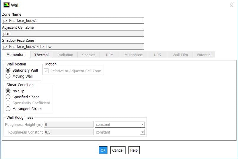 heat flux for conjugate heat transfer