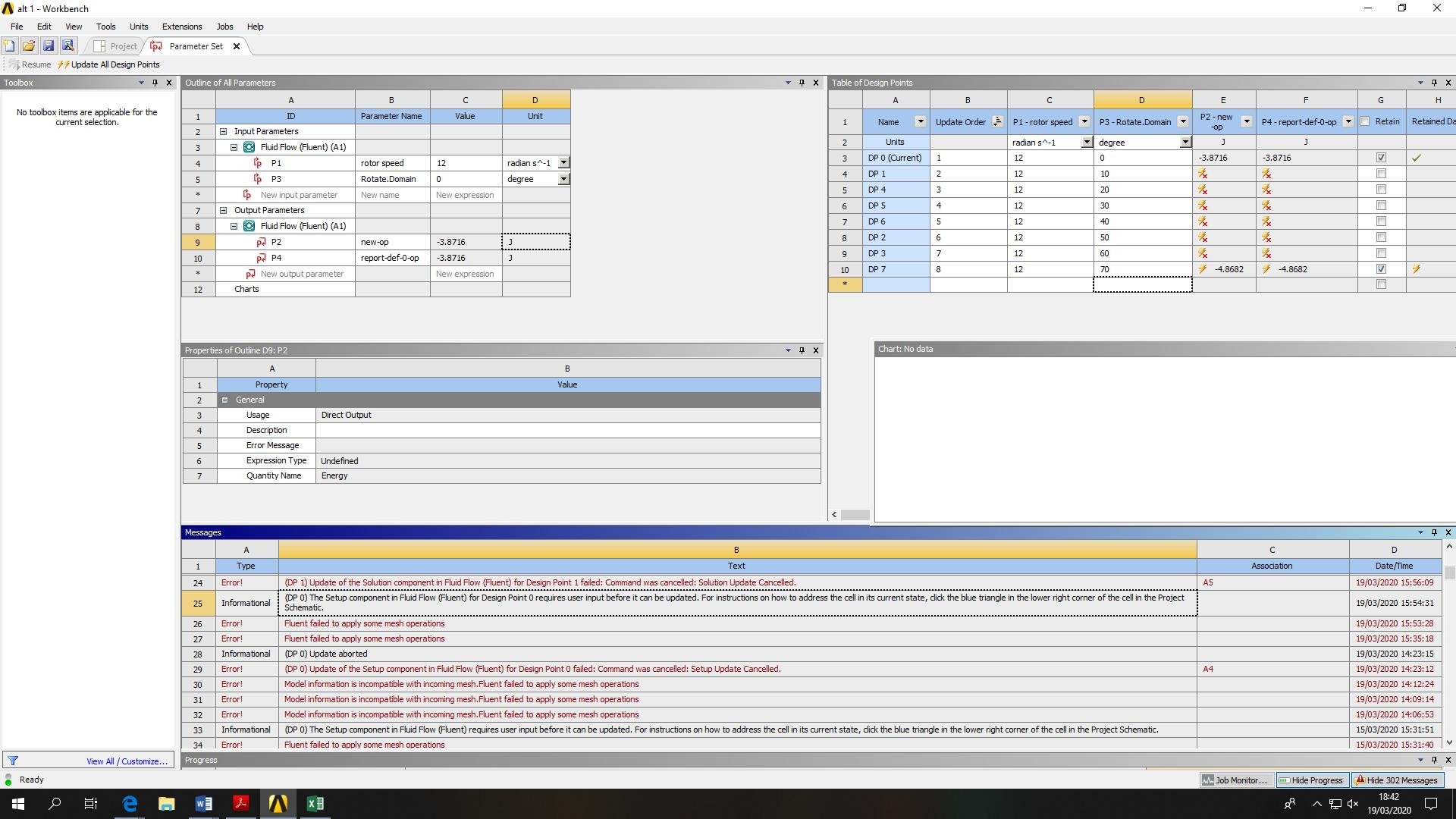 Parameters On Fluent Not Updating — Ansys Learning Forum