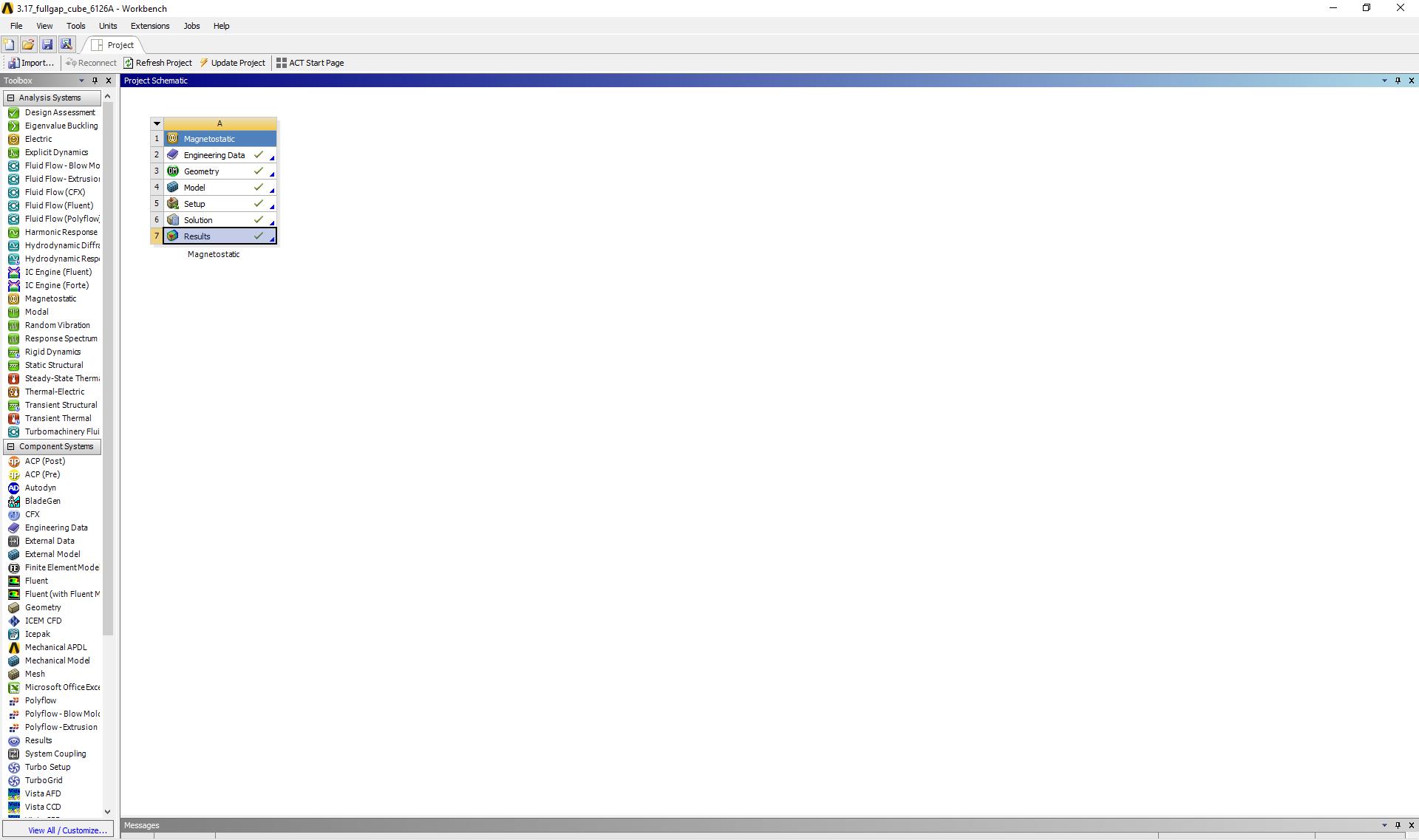 ANSYS Workbench Magnetic Field Plot