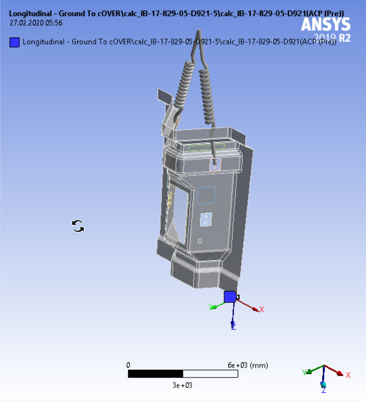 2 point lift analysis and transient analysis, stiffness of slings
