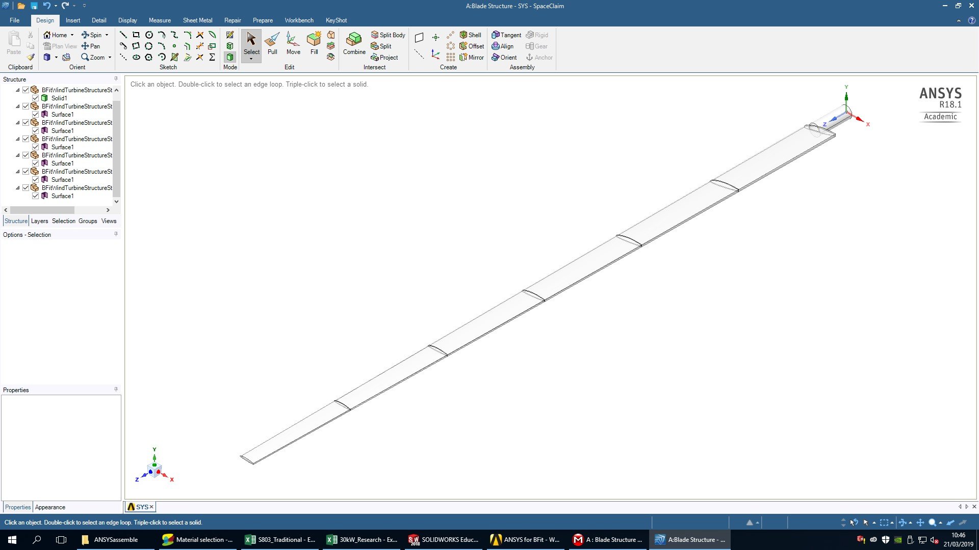 Importing Geometry (from Solidworks) Importing Geometry (from Solidworks)