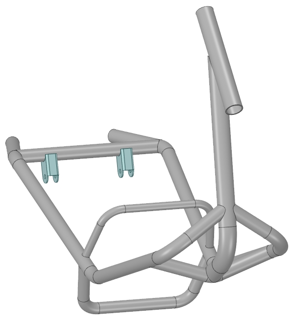 How to apply G loads for the full vehicle analysis (two wheeler chassis)