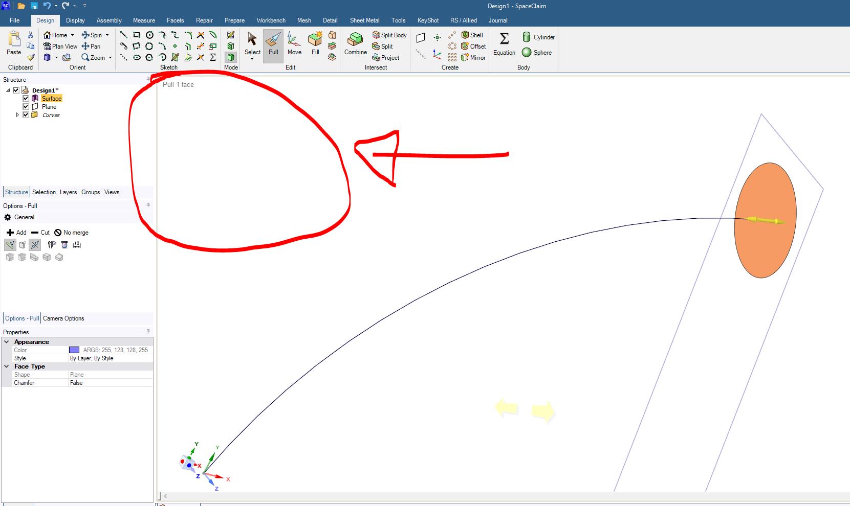 A problem with the program interface : The disappearance of work tools