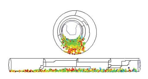 Particle Deposition inside heat exchanger tube